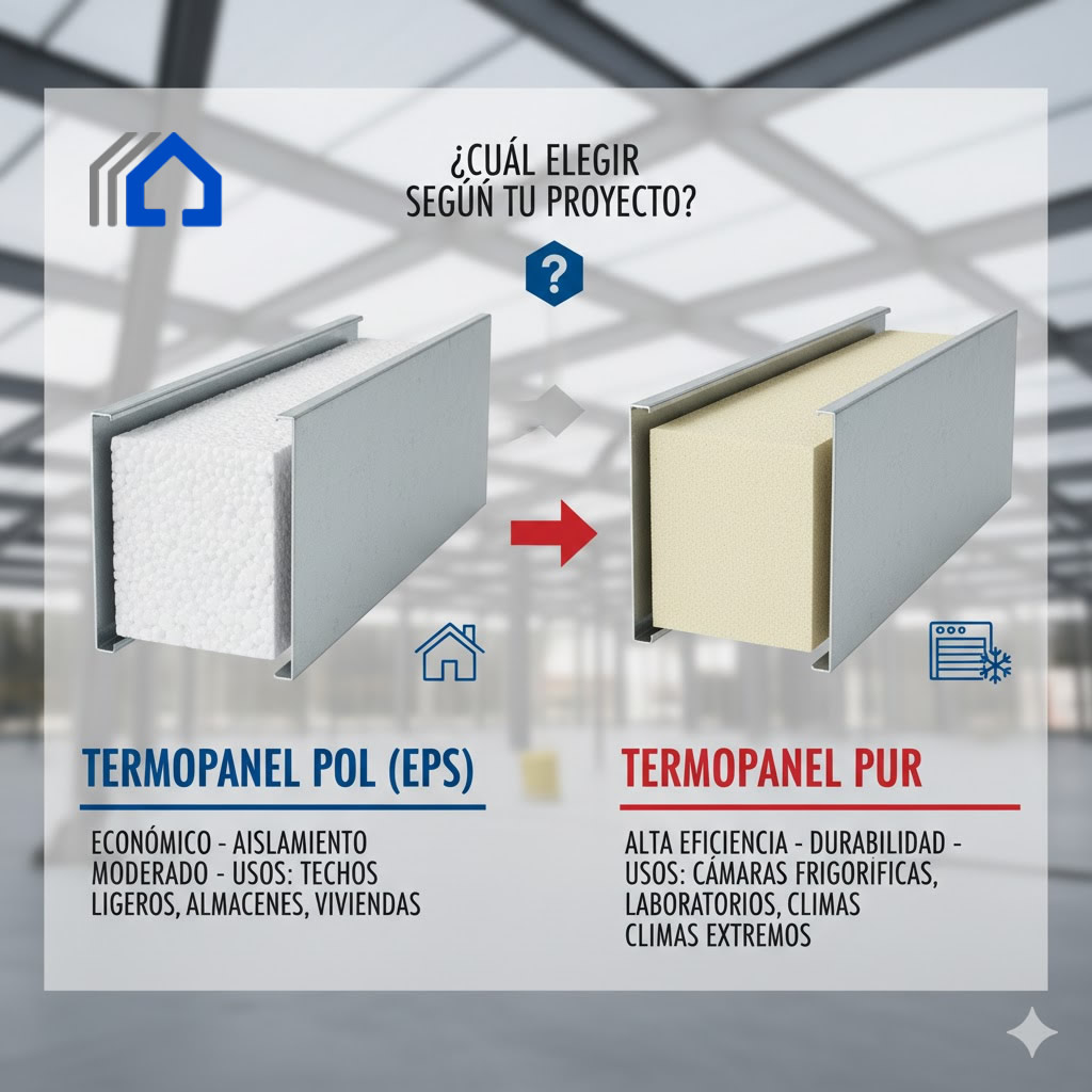 Termo Paneles POL o PUR | Cober Construcciones
