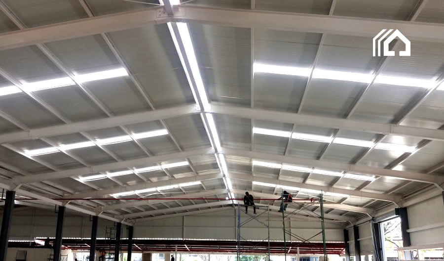 Termo panel techo POL | Panel Sándwich | Panel liviano